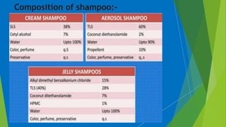 shampoo as a cosmetic product , pharmaceutical | PPTX