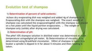 shampoo as a cosmetic product , pharmaceutical | PPTX