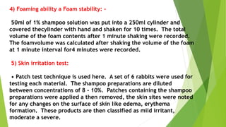 shampoo as a cosmetic product , pharmaceutical | PPTX