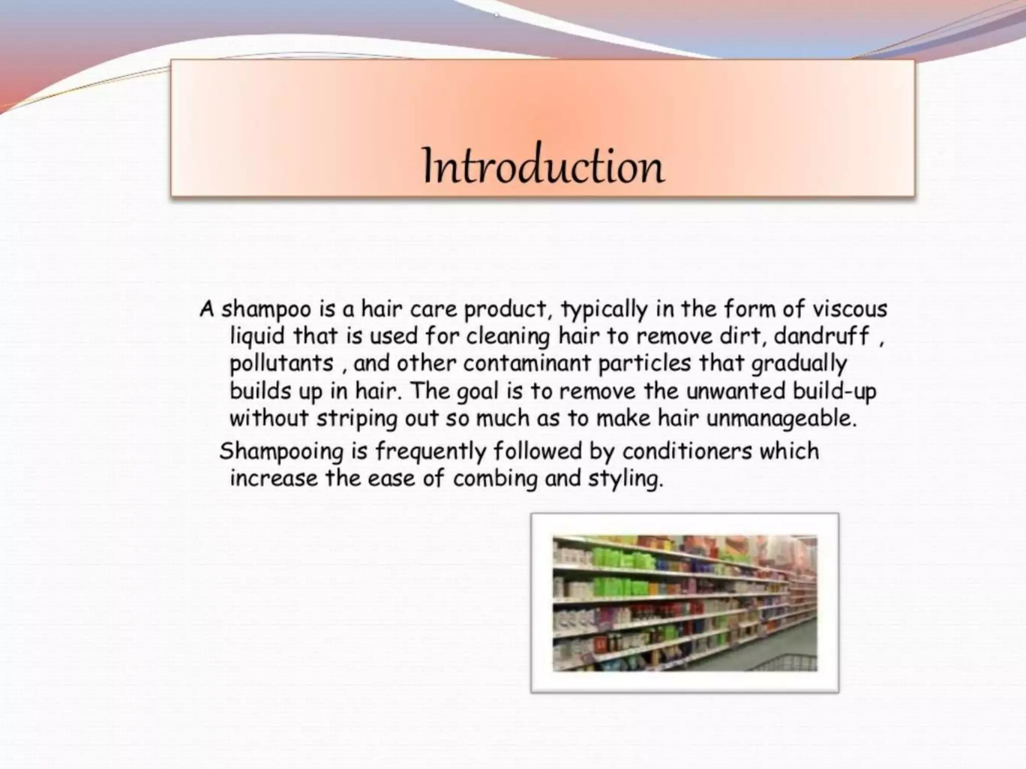 Pharmaceutical Shampoo ppt | PPTX | Pharmaceutical Industry | Industries