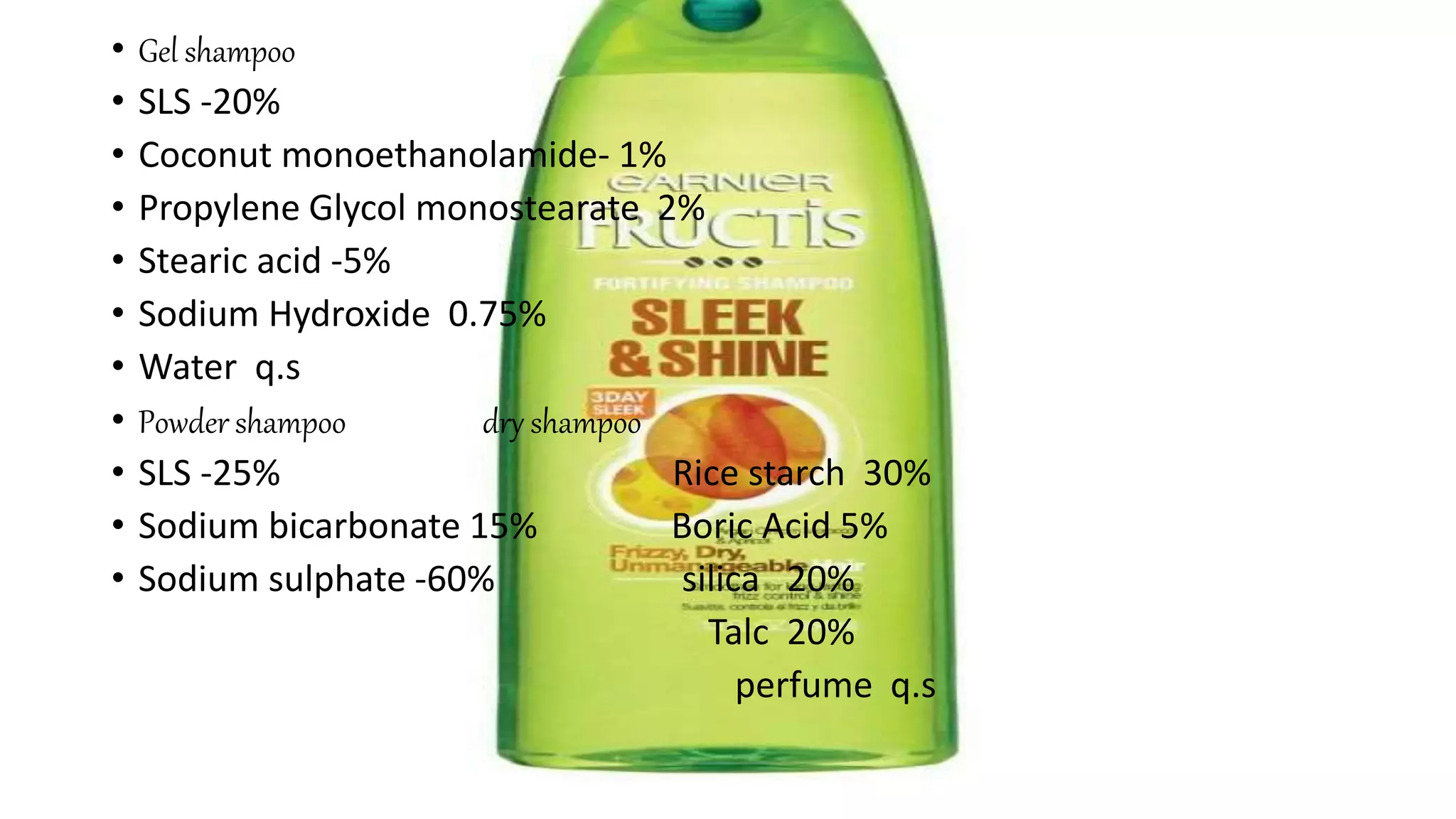 Shampoos,Formulation ,Types. | PPTX