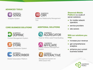 Shamrock mobile platform | PPTX