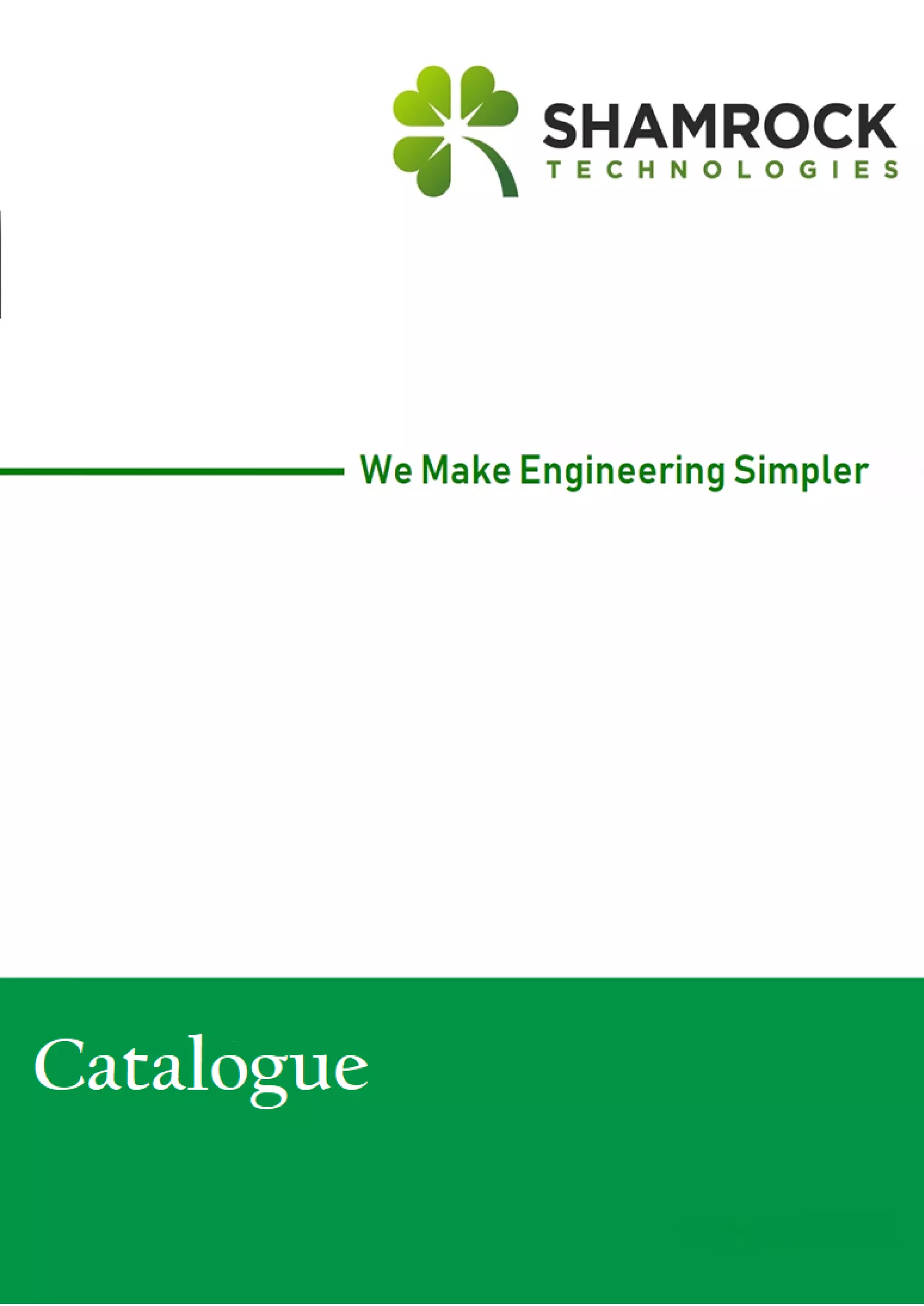 Shamrock technologies brochure new | PDF