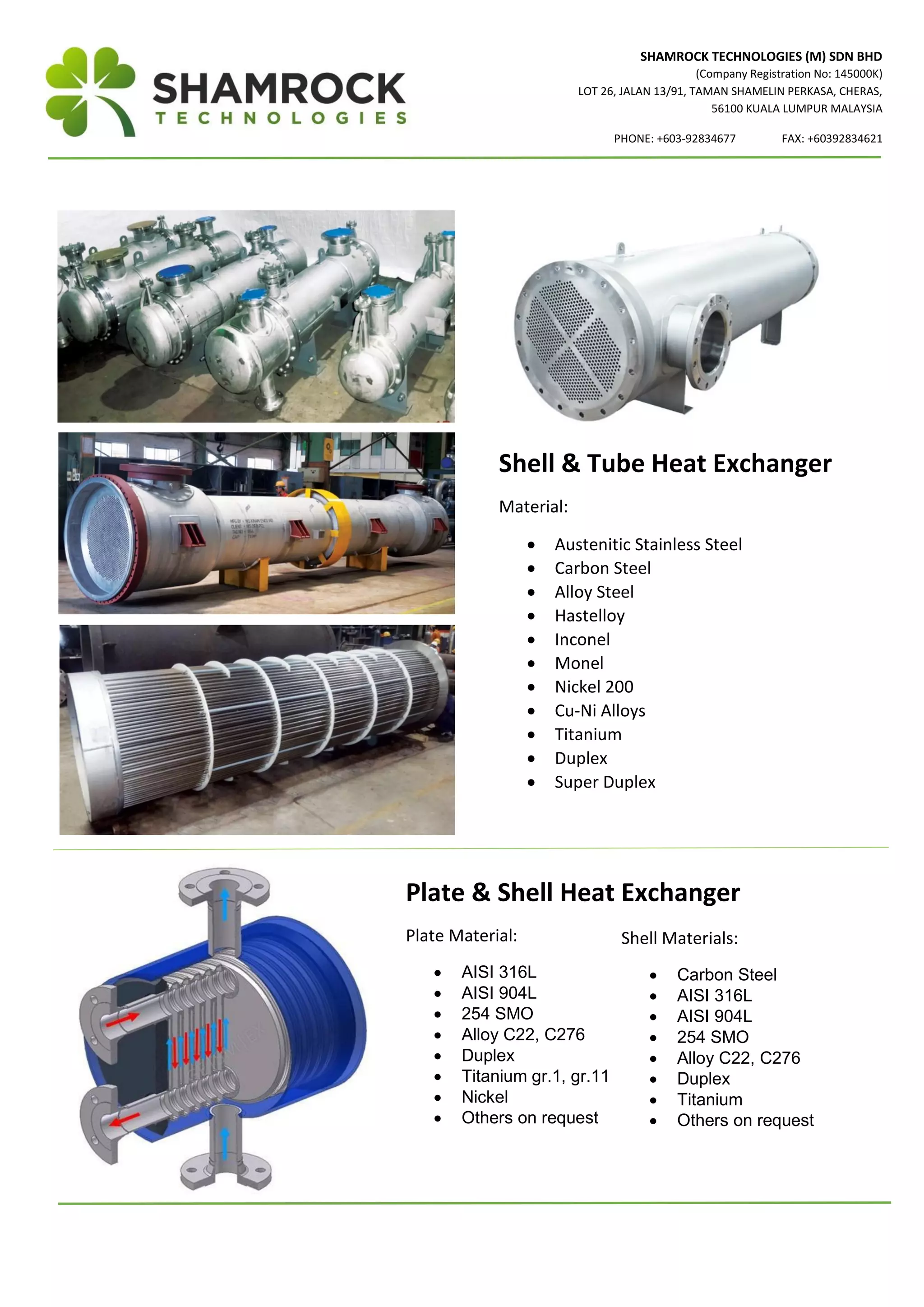 Shamrock technologies brochure new | PDF