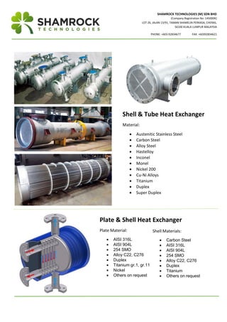 Shamrock technologies brochure new | PDF