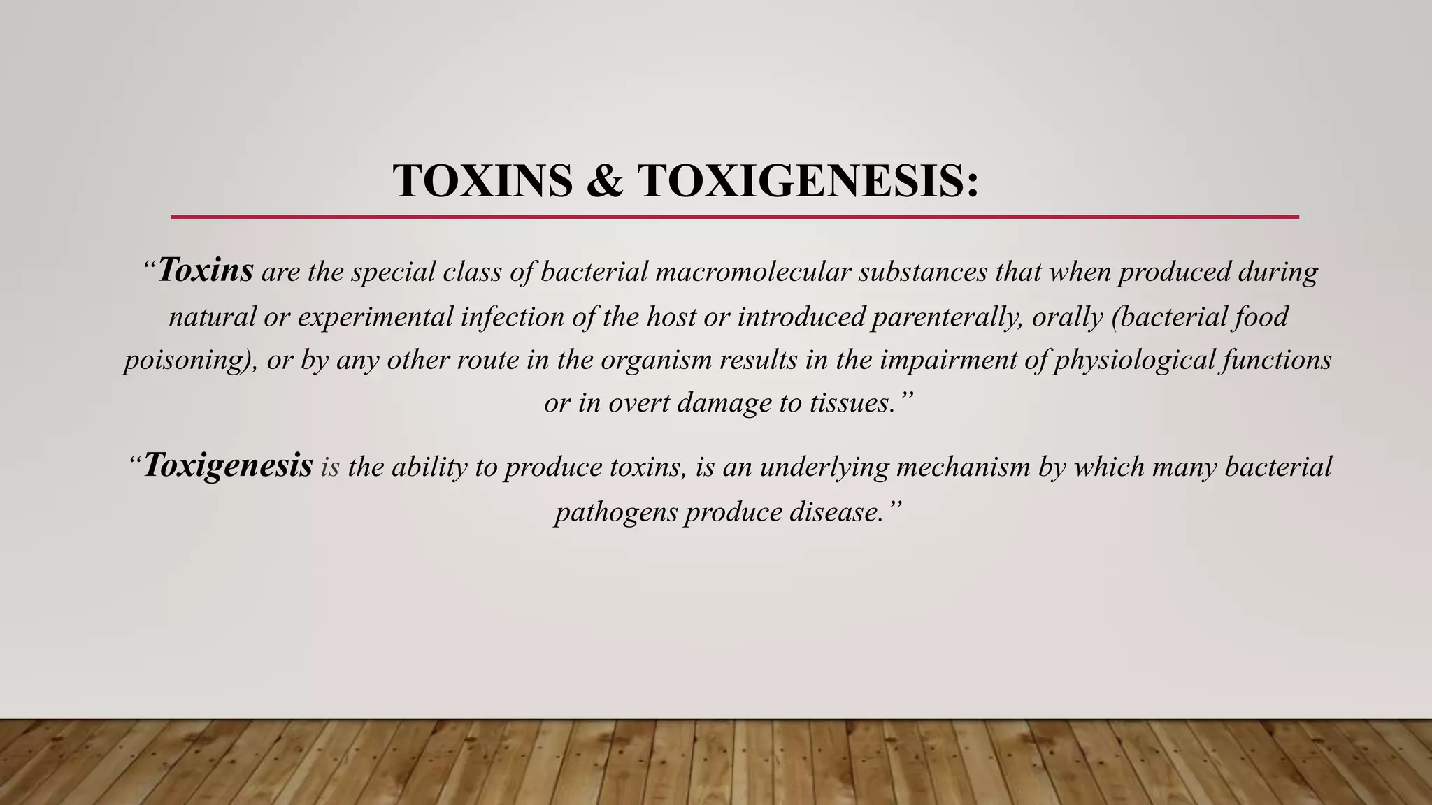Bacterial Protein Toxins | PPTX