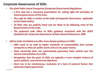 Corporate Governance In PSEs by Dr Shamshad Akhtar | PPTX