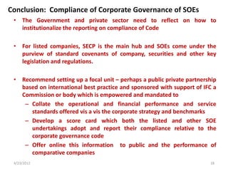 Corporate Governance In PSEs by Dr Shamshad Akhtar | PPTX