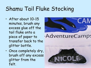 Shamu tail fluke stocking | PPT