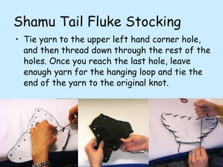 Shamu tail fluke stocking | PPT