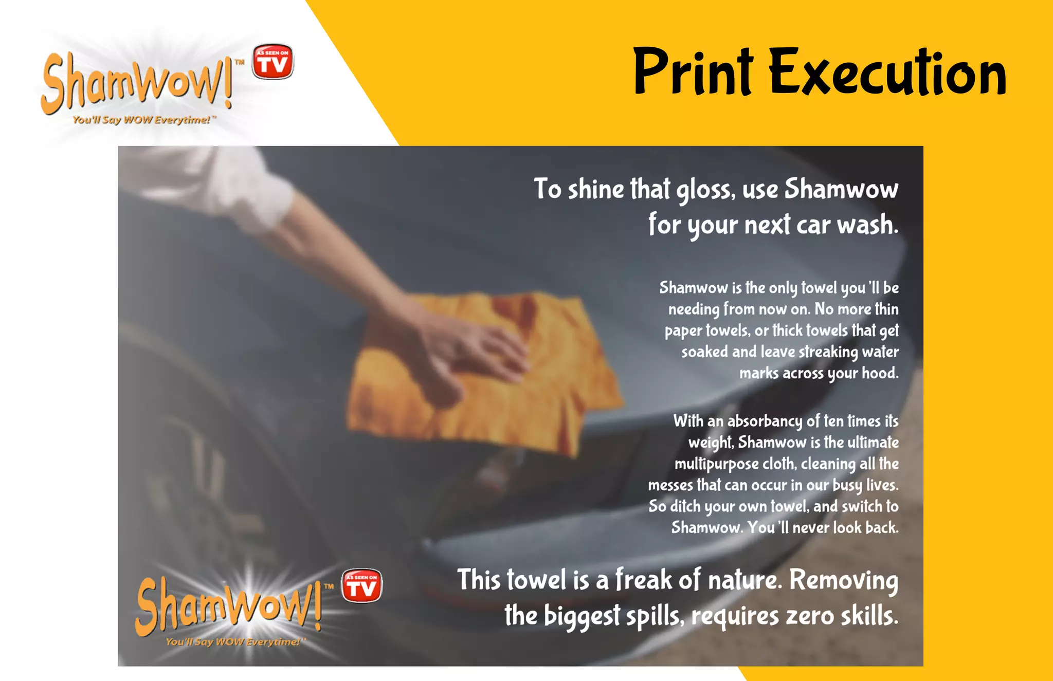 Shamwow sample brief | PPT