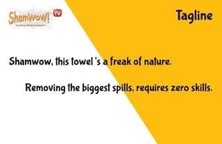 Shamwow sample brief | PPT