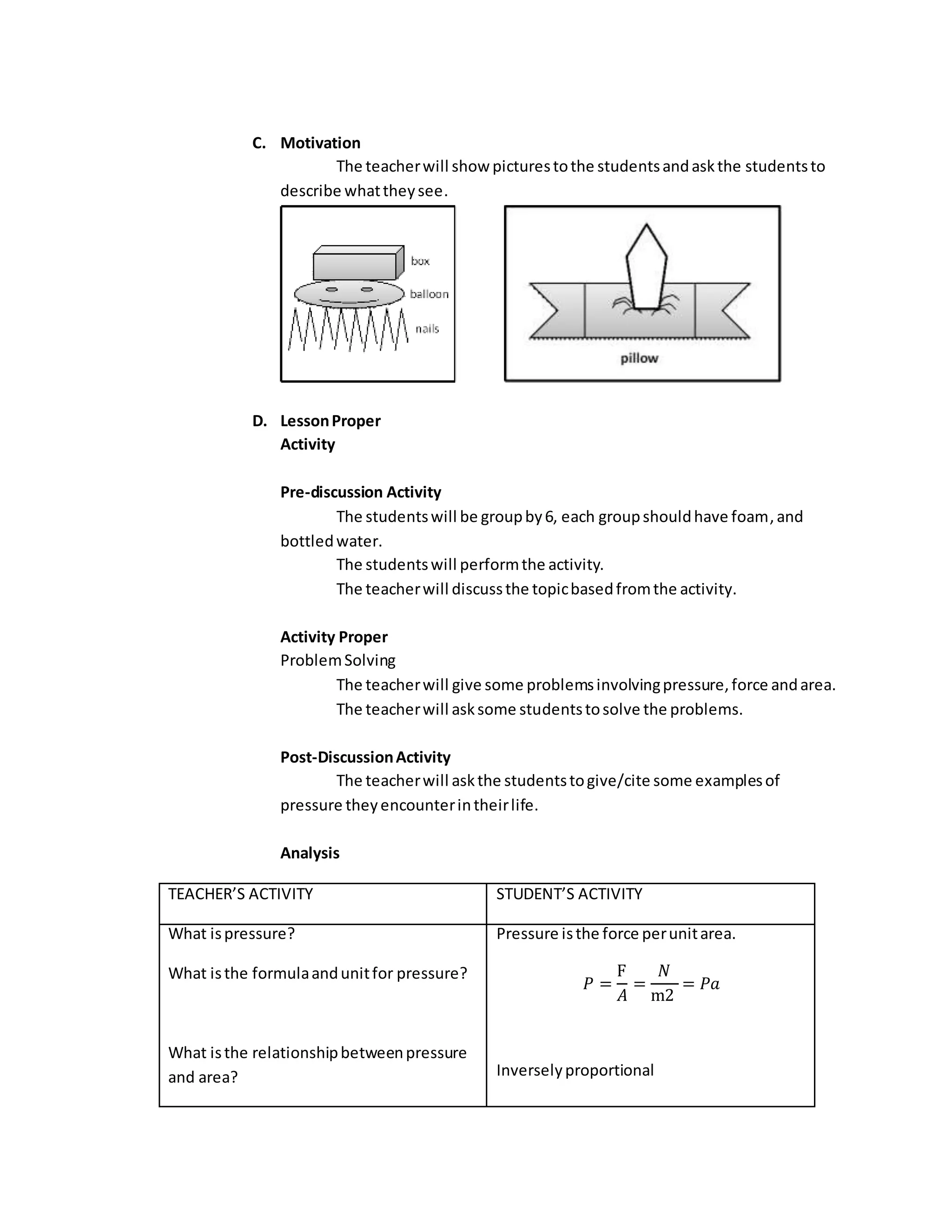Lesson Plan in Physics | DOCX