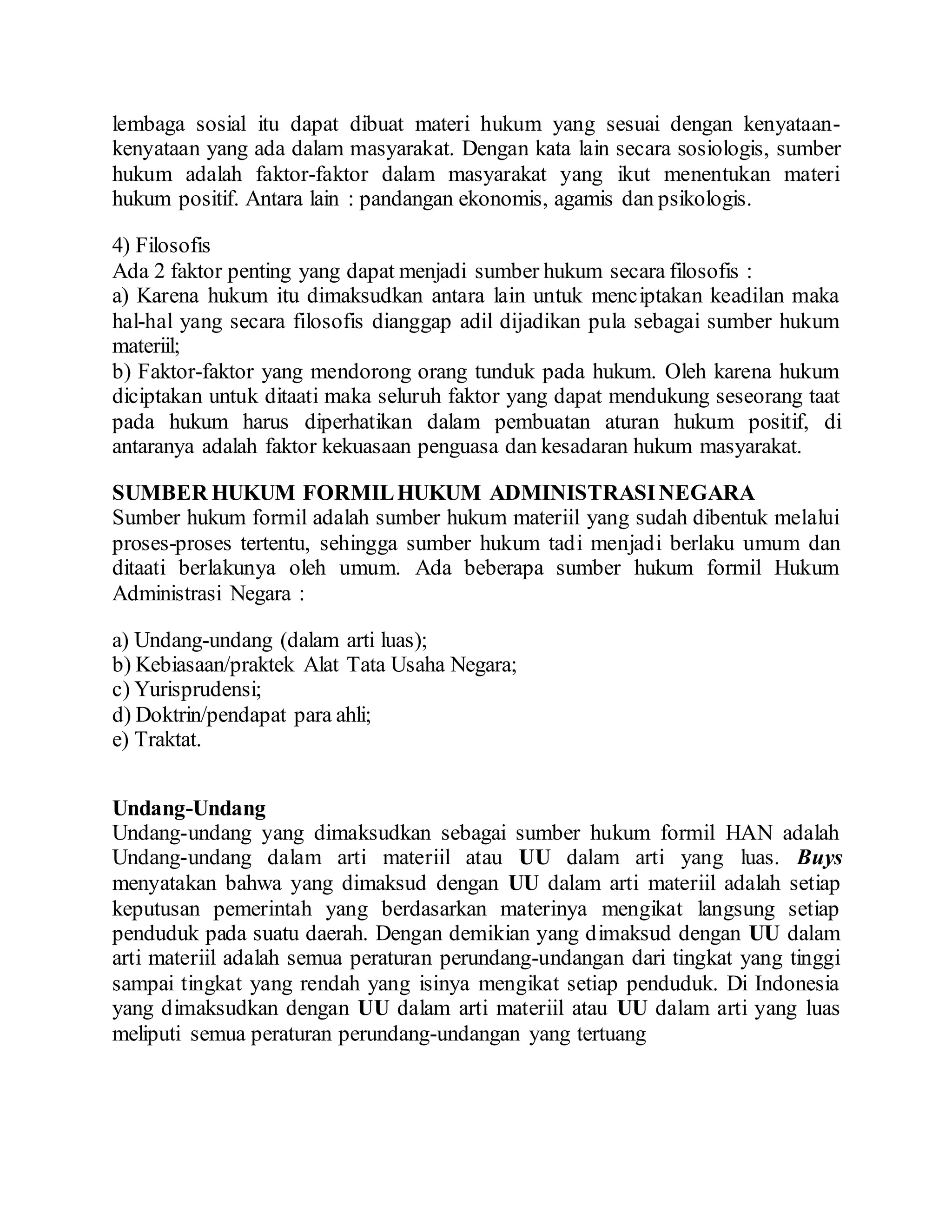 Sumber hukum administrasi negara | DOCX