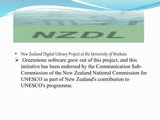 GREENSTONE DIGITAL LIBRARY SOFTWARE | PPT
