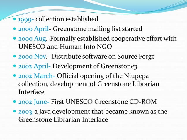 greenstone digital library software | PPTX