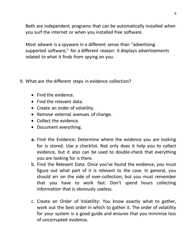 Ethical Hacking And Computer Forensics | DOCX