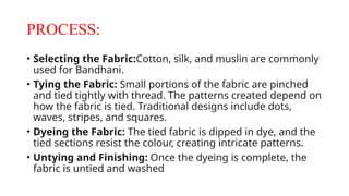 Bandhani saree manufactured by handloom weaving.how importance of ...