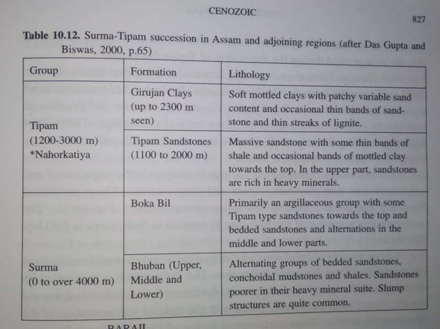 Geology of Assam with lithology , economic importance . | PPTX