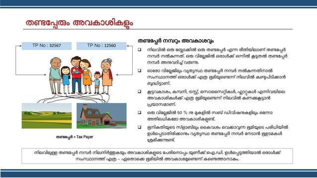 Aaadhar liking to thandaper - land records in kerala brochure uploaded ...