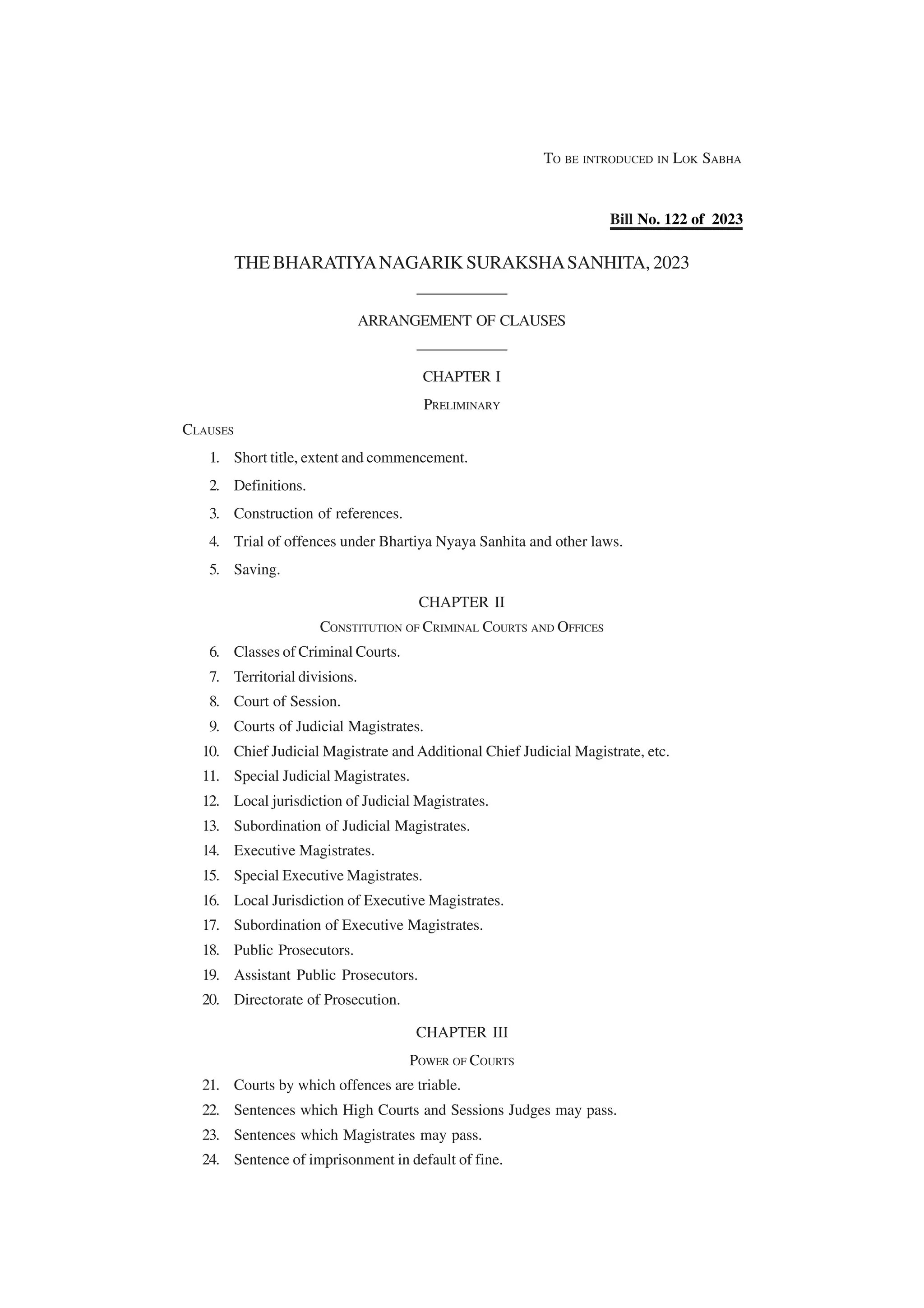 Bharatiya_Nagarik_Suraksha_Sanhita insyead of crpc 2023 James Joseph Adhikarathil | PDF