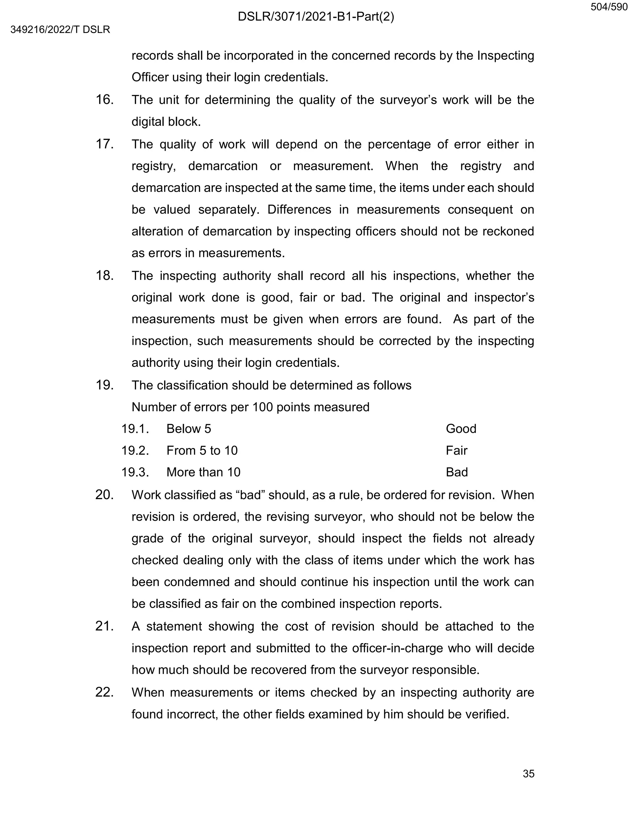 Digital Survey Kerala SOP - Standards Operational procedures - Uploaded by James Adhikaram land ...