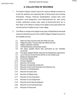 Digital Survey Kerala SOP - Standards Operational procedures - Uploaded ...
