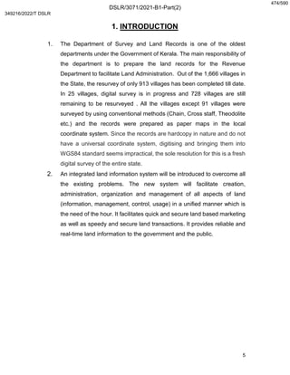 Digital Survey Kerala SOP - Standards Operational procedures - Uploaded ...
