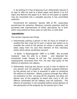 Indian Penal Code- Useful Note for examination uploaded by T james ...