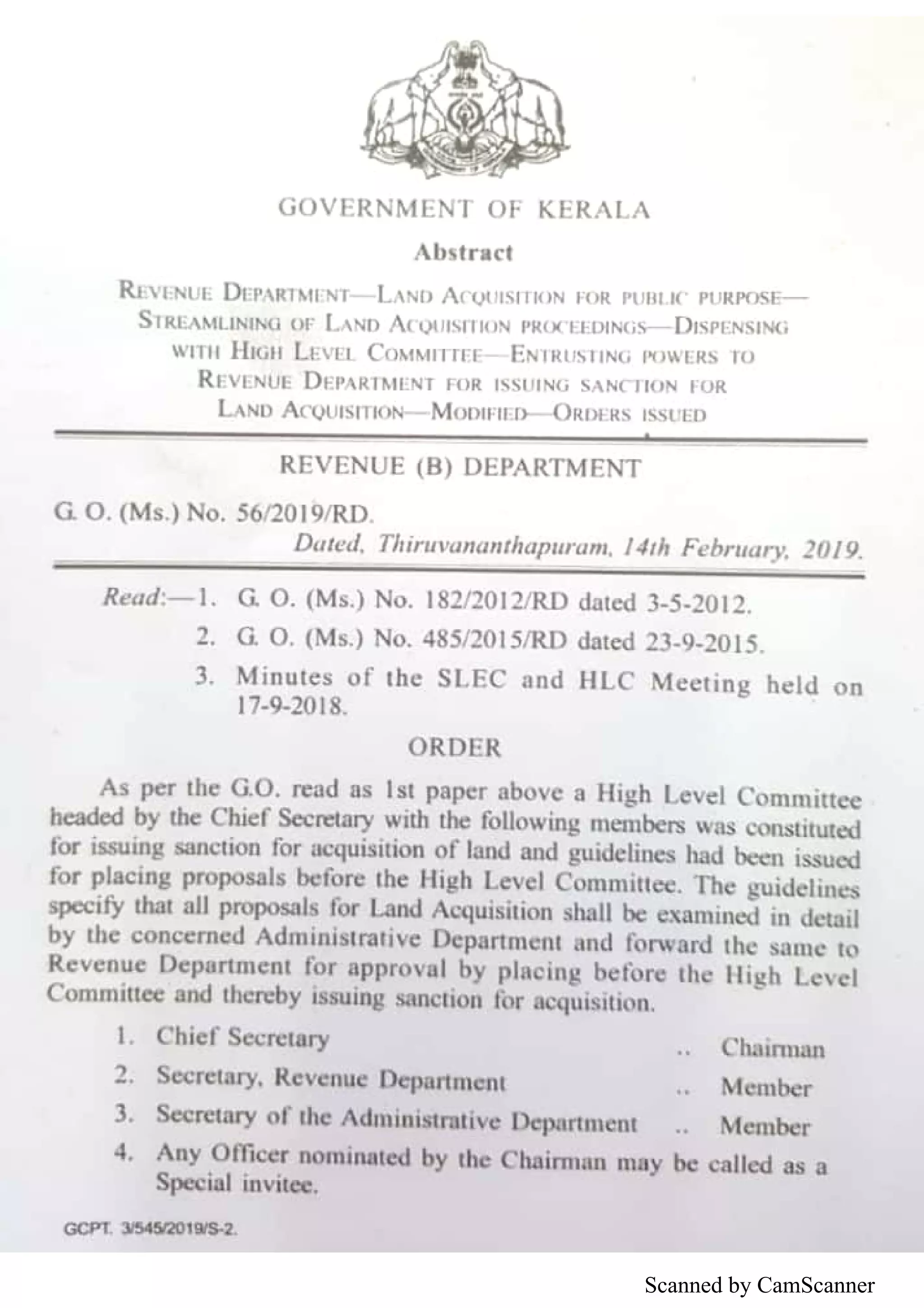 #Land acquisition in Kerala - LA act. വളരെ പ്രധാനപ്പെട്ട 2019 ലെ ...