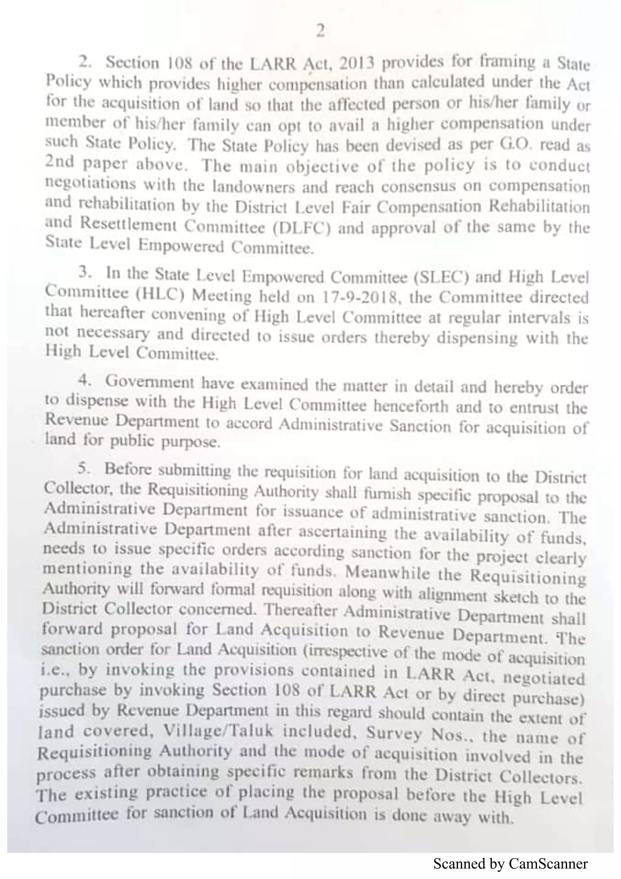 #Land acquisition in Kerala - LA act. വളരെ പ്രധാനപ്പെട്ട 2019 ലെ Government order * | PDF