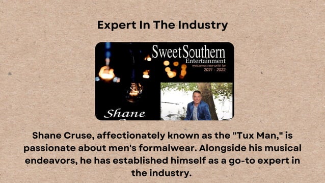 Shane Cruse -An Entrepreneur | PPT