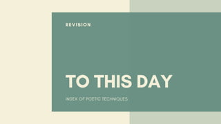 Shane Koyczan 'To This Day' | PPT