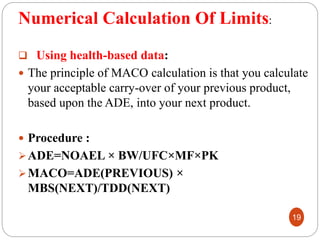 cleaning validation | PPTX