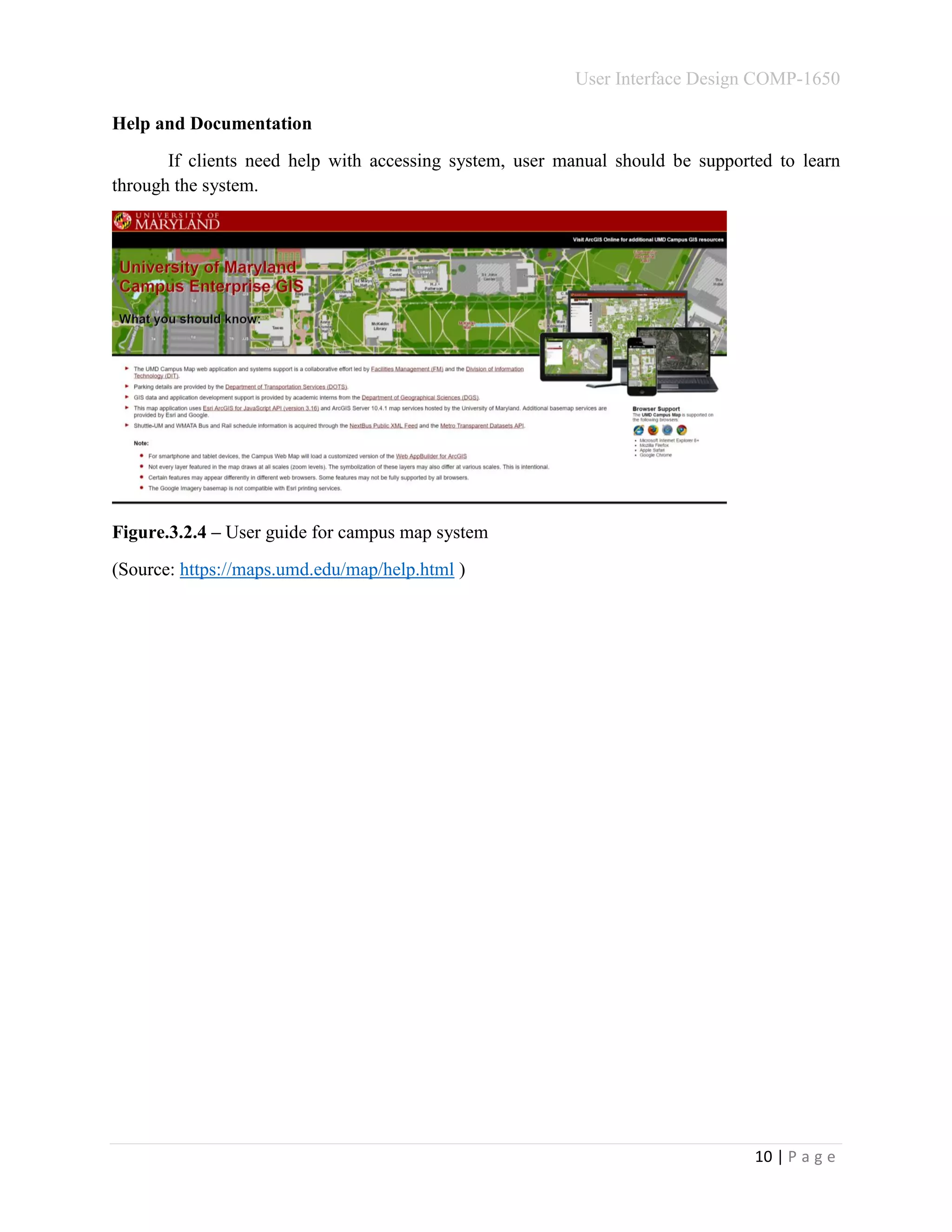 User Interface Design COMP 1650 | PDF