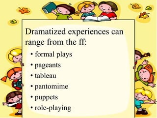 Dramatized Experiences (2SED-EN) | PPTX | Drama | Genres