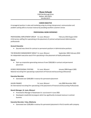Shane Resume | DOC
