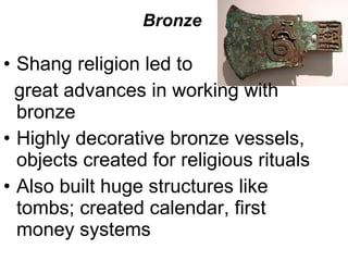 Shang and chou dynasties | PPT | Buddhism | Religion & Spirituality