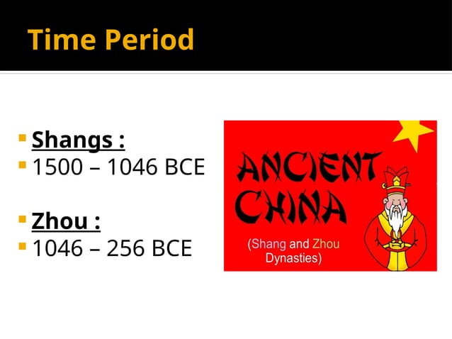 Contrast between Shang and Zhou Dynasties- pptx | PPT
