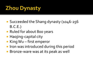 Shang civilization | PPTX