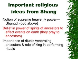 Shang dynasty updated 2009 | PPT