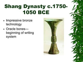 Shang Dynasty updated 2009.ppt