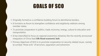 Shanghai cooperation organization And Pakistan | PPT