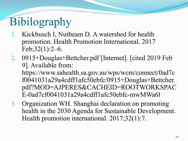 Shanghai Declaration on Health Promotion | PDF | Health Insurance ...
