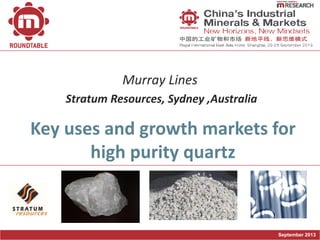 Key uses and growth markets for high purity quartz | PDF | Chemistry ...