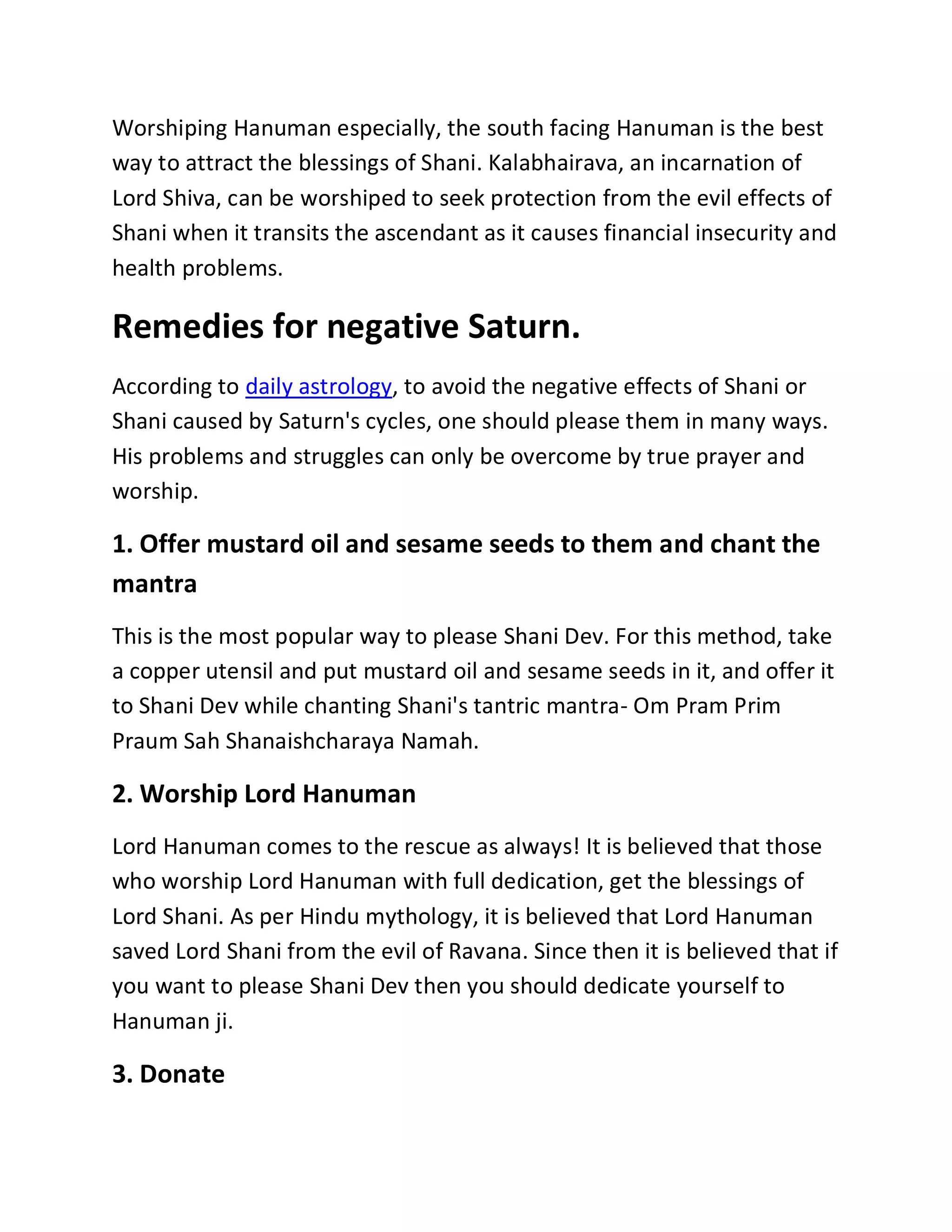 Shani: God of Karma | PDF