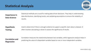 Basics of Data Science Foundation Explained | IABAC | PDF