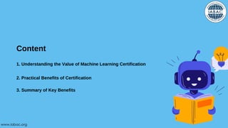 Benefits of a Certificate in Machine Learning | IABAC | PDF