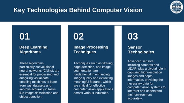 Benefits of Computer Vision Course | IABAC | PPT