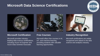 Best Data Science Certifications for Students | IABAC | PPT